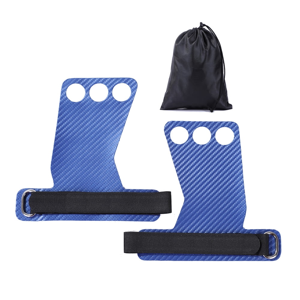 Carbon Gymnastics Hand Grips Weightlifting Workout Gym Gloves Palm ...