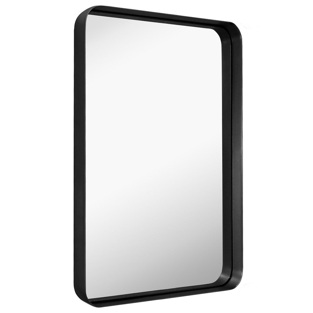 Carbon Loft Cornwell Metal Wall Mirror Mattte Black(22*30) 22*30*1.97 ...