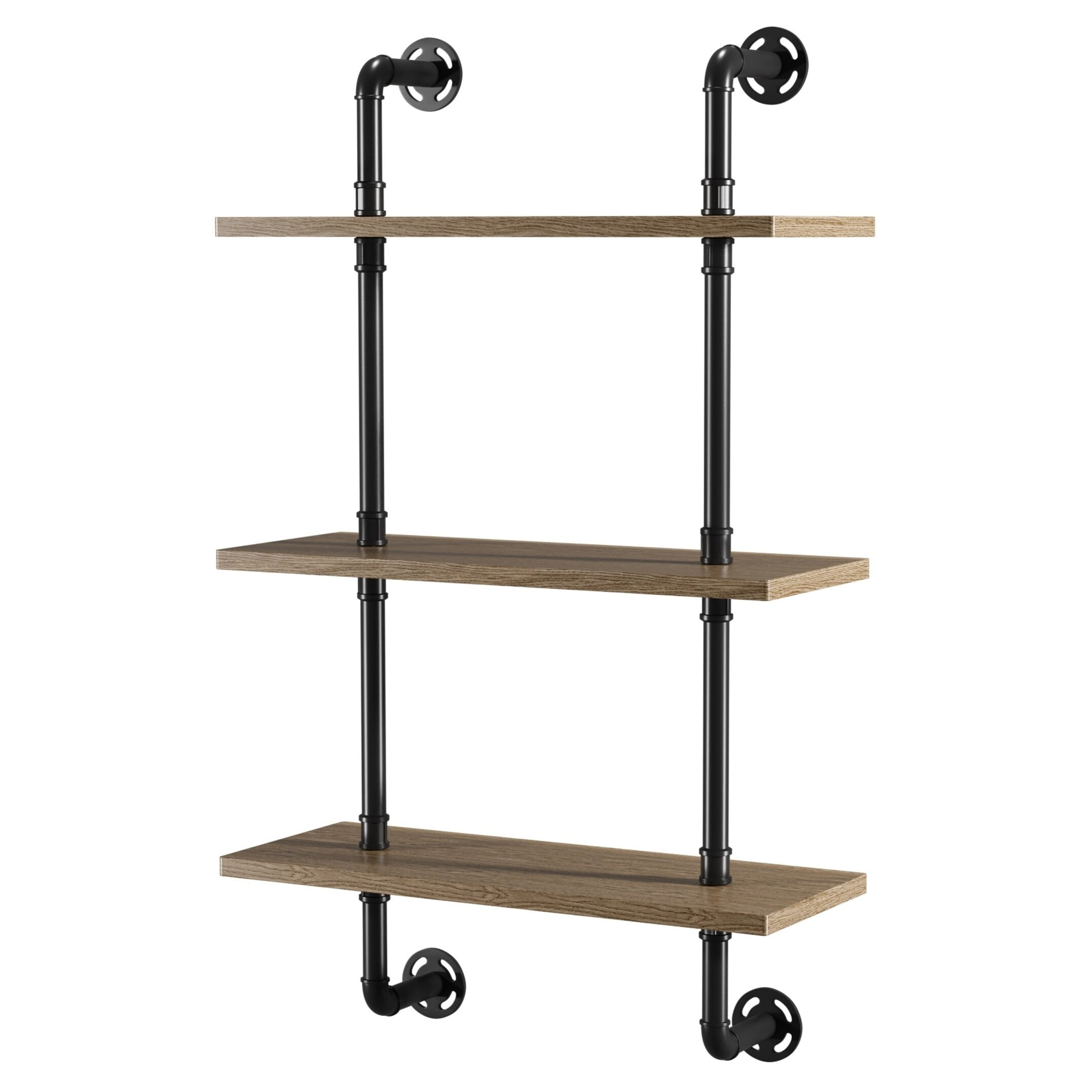 Carbon Loft Leyva Rustic Floating Ladder Wall Shelf by 3-tier - Walmart.com