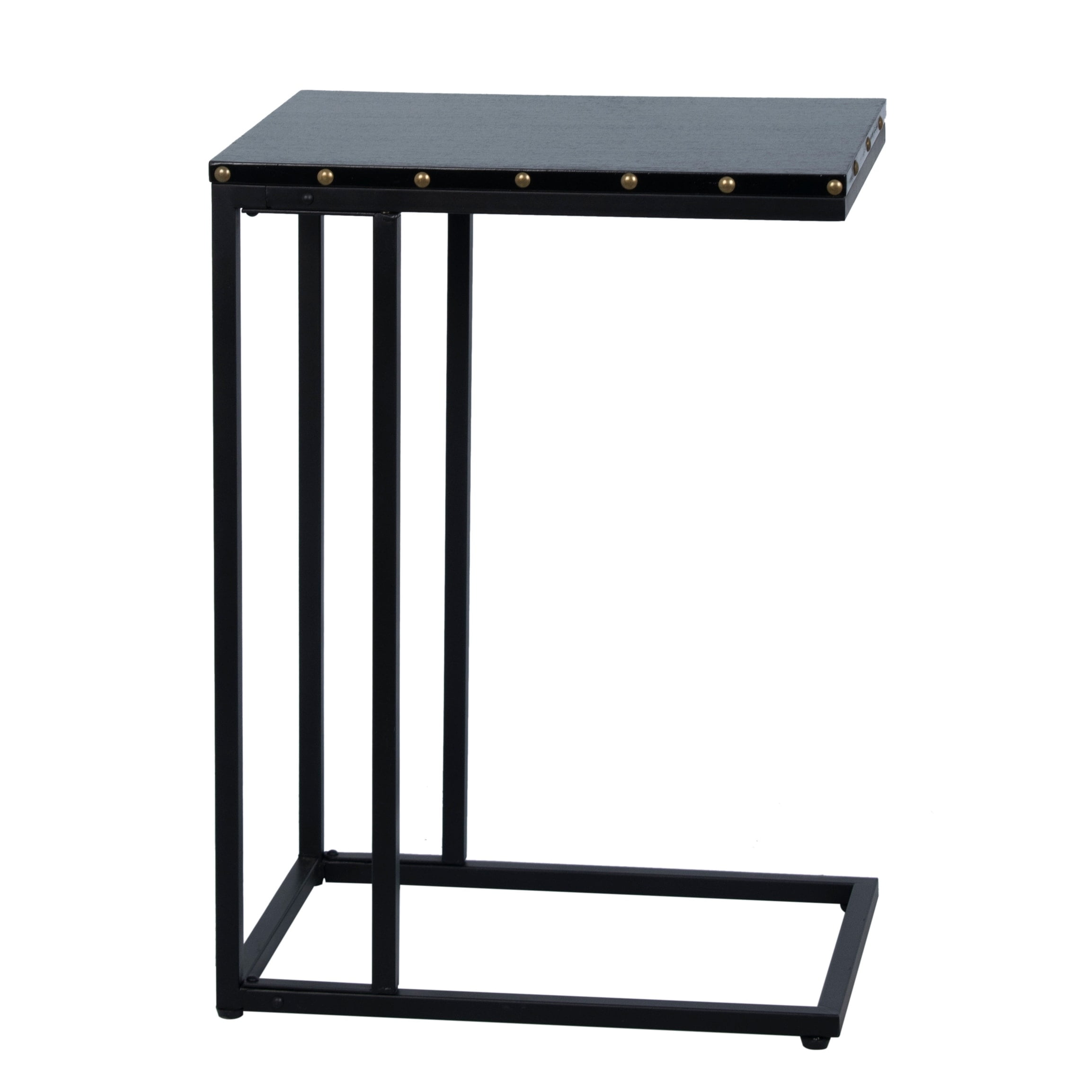 Carbon Loft Semaj Metal C-Table, Washed Black - 18x12.5x25" - Walmart.com