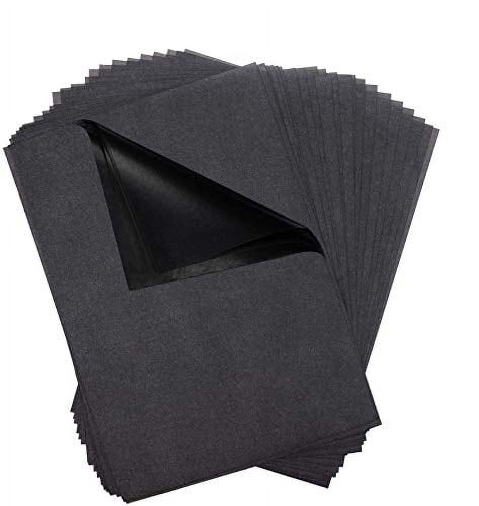 Carbon Paper Transfer Tracing Black Graphite Paper 150 Sheets for Wood ...