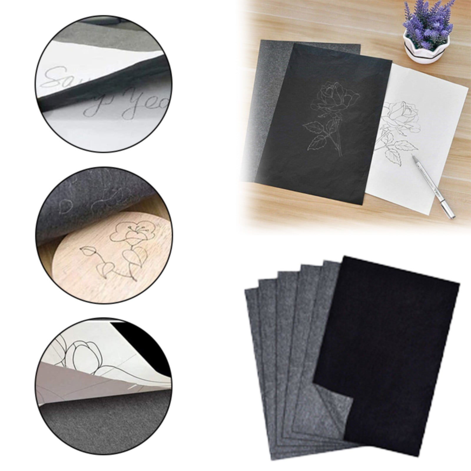 Carbon Paper for Tracing Graphite Transfer-Paper Under $5 Dusknt ...