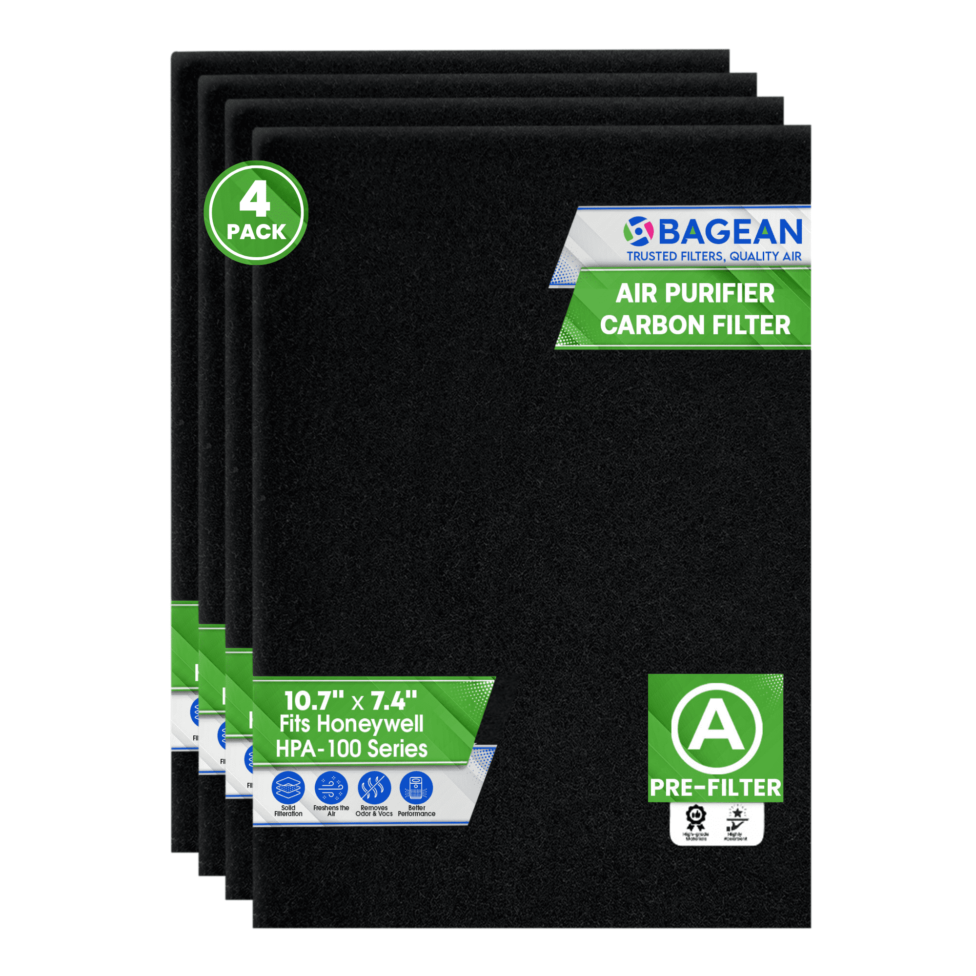 Activated Carbon Pre Filter A Compatible with Honeywell HPA100 Series ...