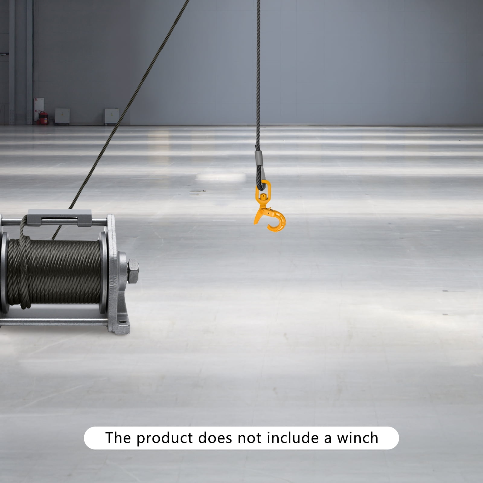 Carbon Steel 12.7mmx30.5 Heavy-Duty Steel Wire Rope Self-Locking Safety ...