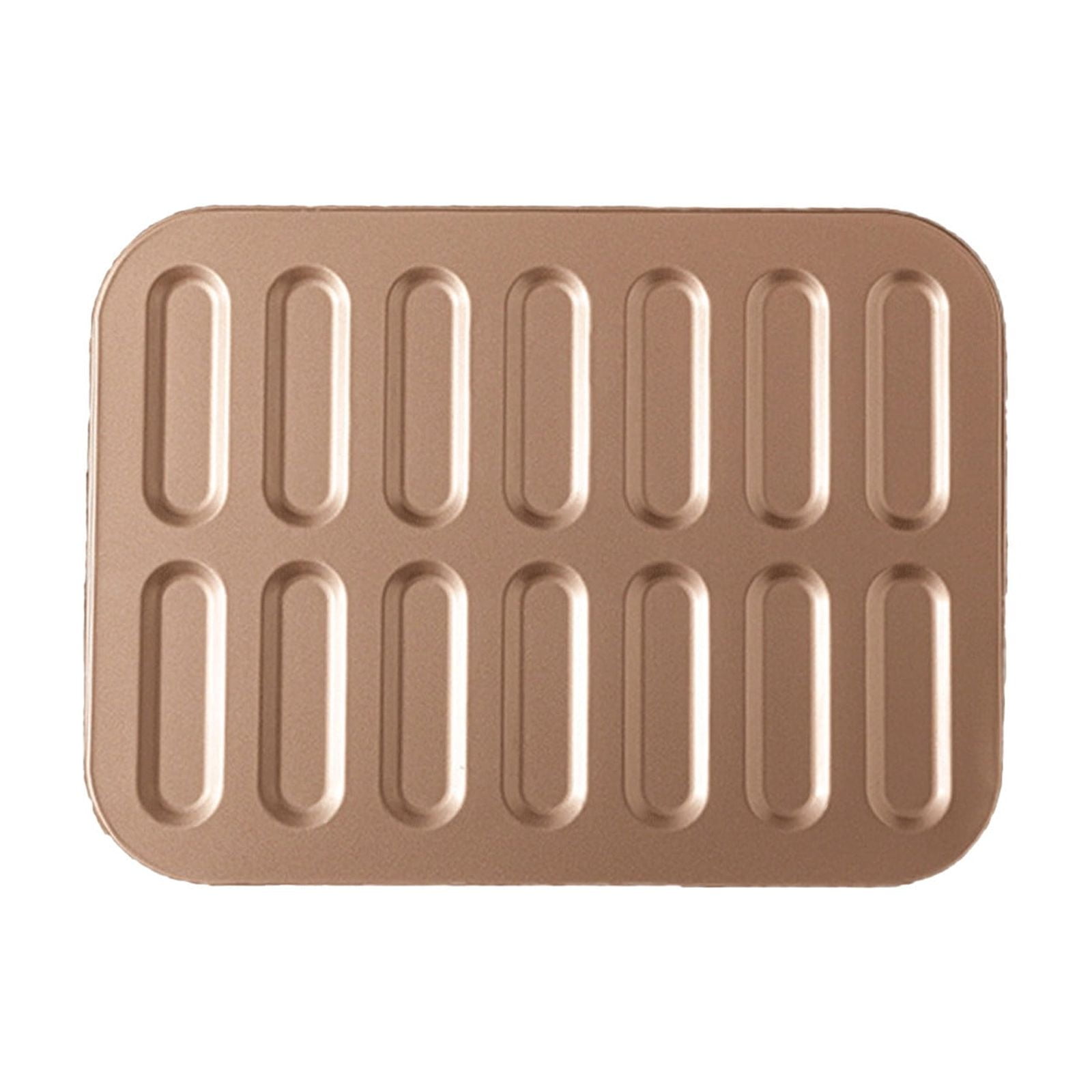 Carbon Steel 14 Cavity Lady Finger Biscuit Mold Dessert Cake Cookie ...