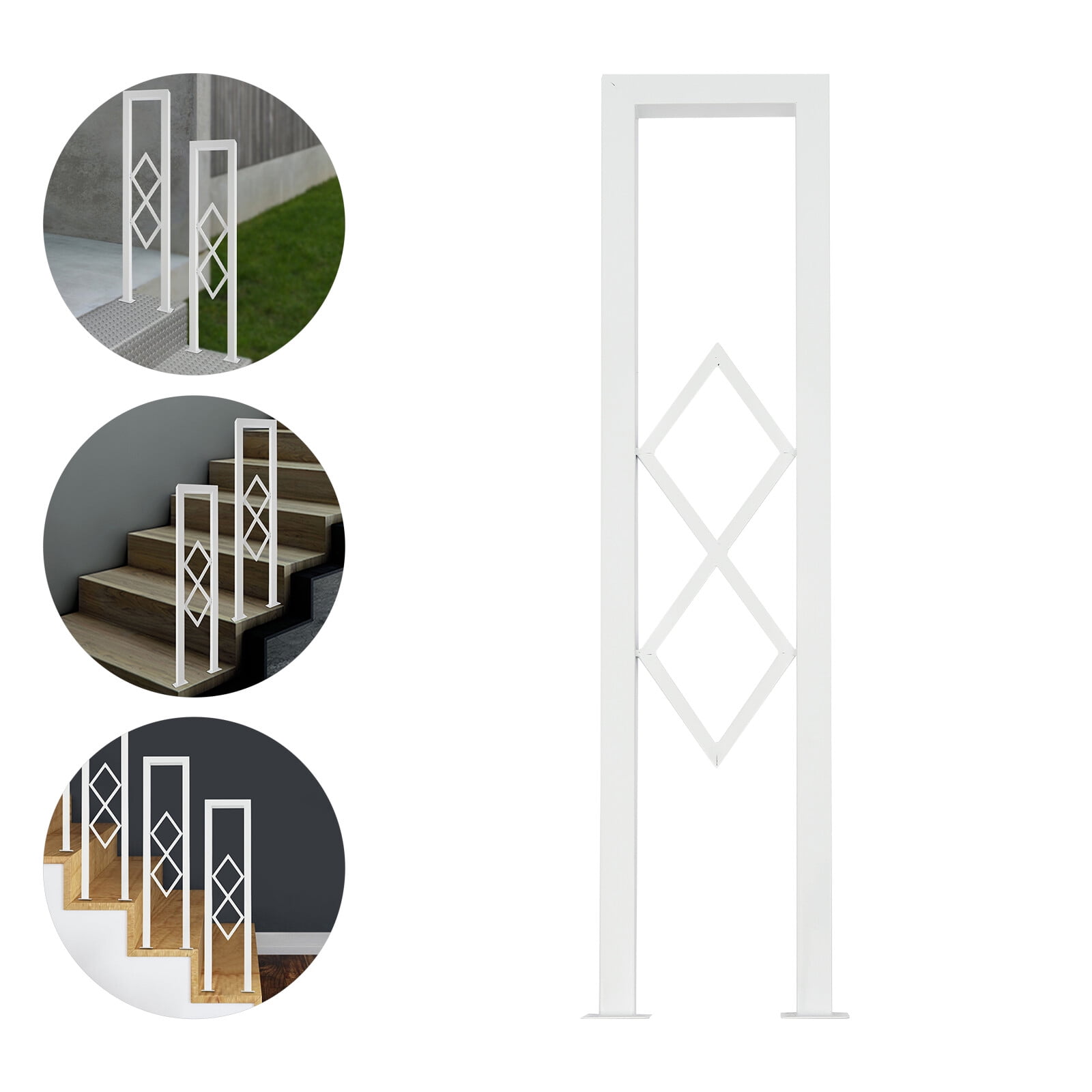 Carbon Steel 85cm 440.92lbs Capacity U-Shaped Handrail for Steps Stair ...