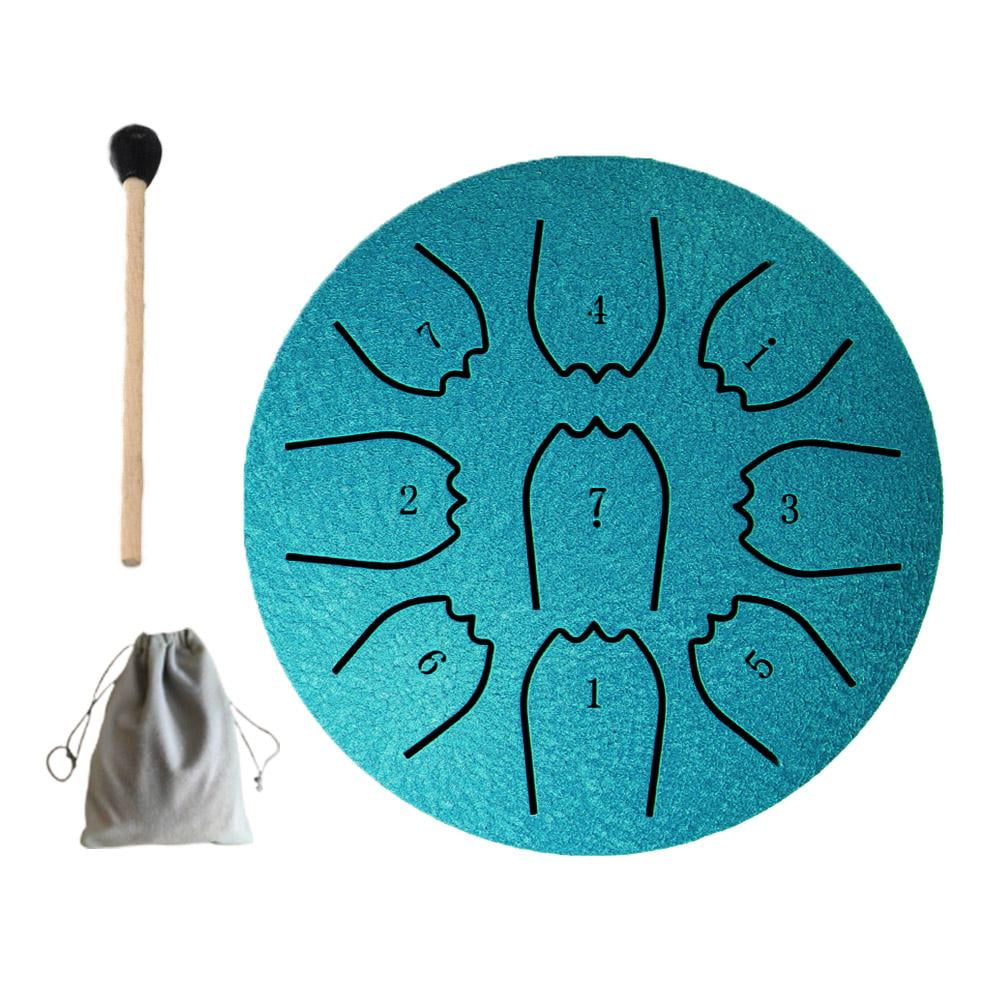 Carbon Steel 9-Notes Steel Tongue Drum for Outdoor Relaxation ...