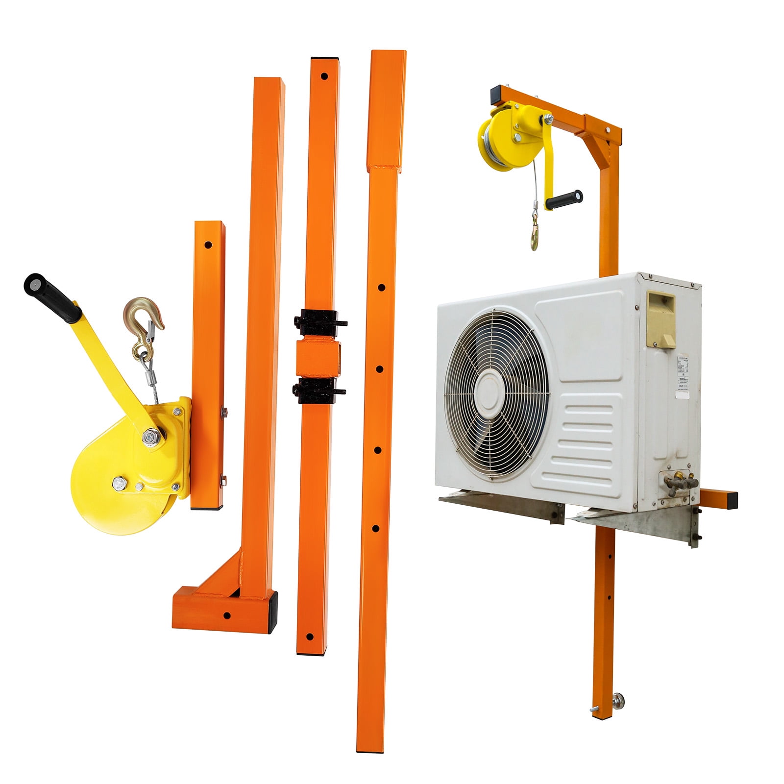 Carbon Steel Air Conditioner Lifting Crane with Adjustable Height, 500 ...