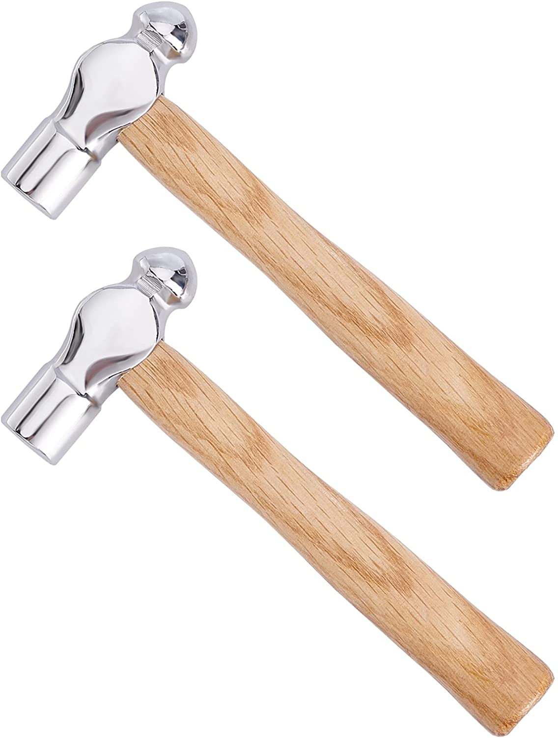 Carbon Steel Ball Hammer with Wooden Handle for Jewelry Craft Making ...
