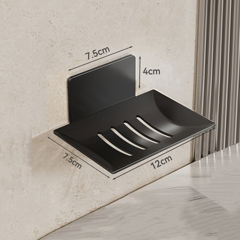 Carbon Steel Bathroom Shower Storage Soap Tray Rack Soap Tray Wall ...