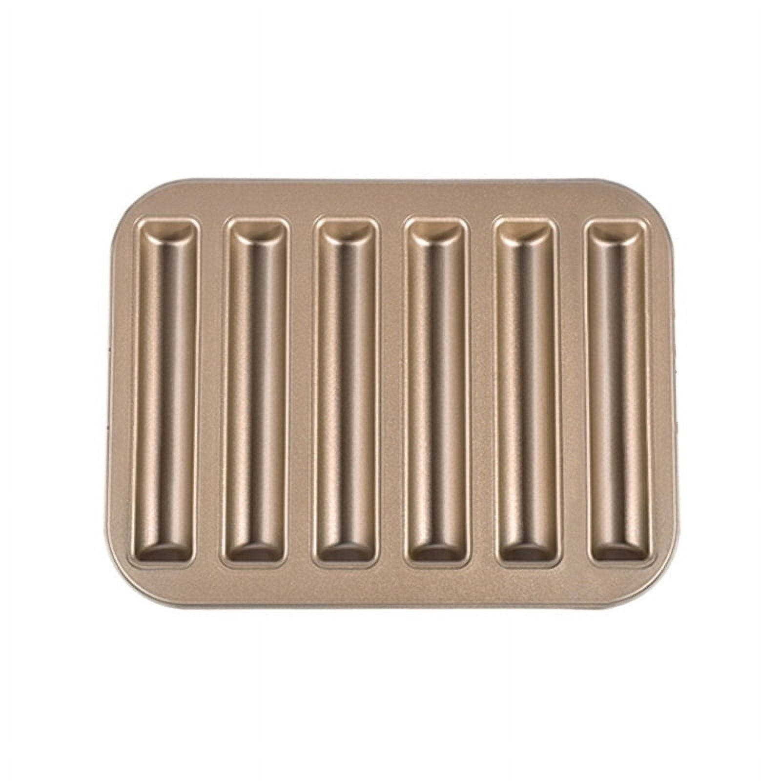 Carbon Steel Cake Bread Mold Financier Cake Baking Pan 6-Cavity Muffin ...