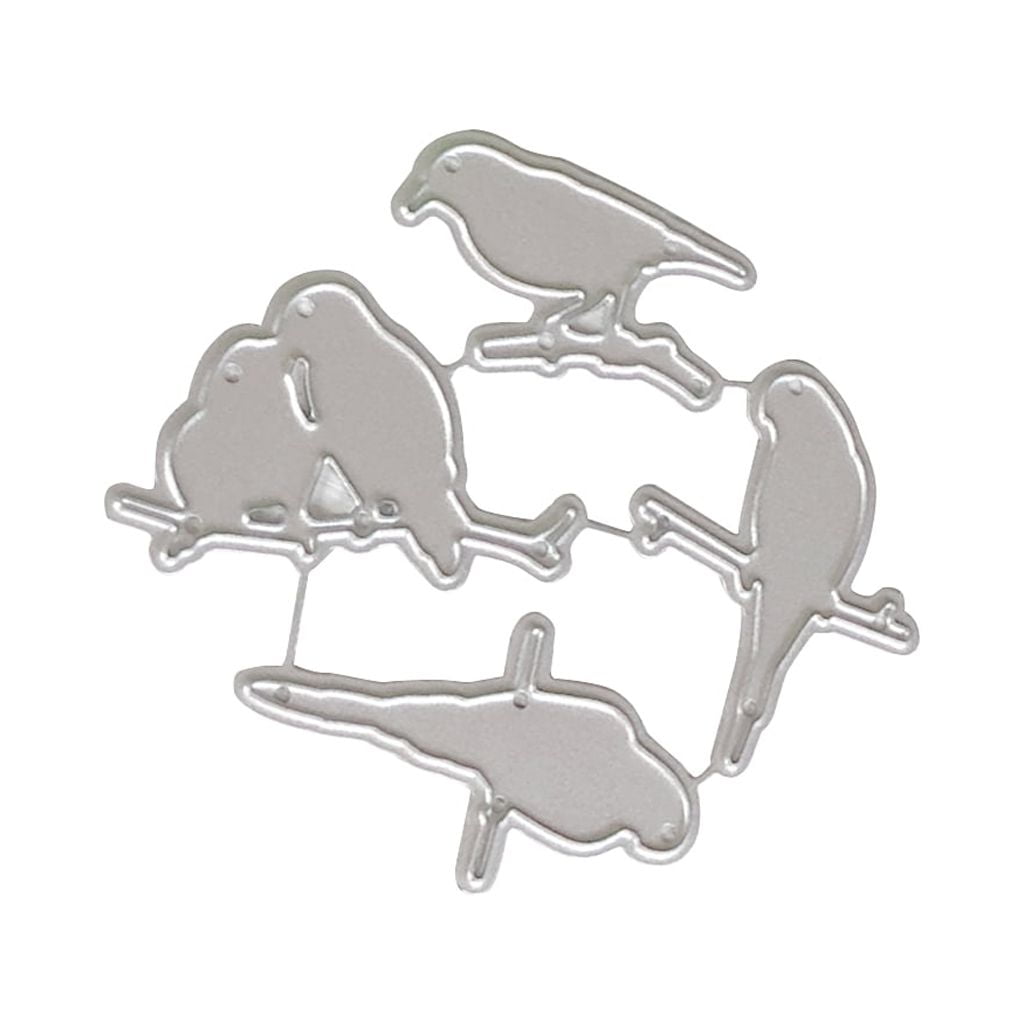 Carbon Steel Cartoon Birds Cutting Die Embossing Stencil Template Mold ...