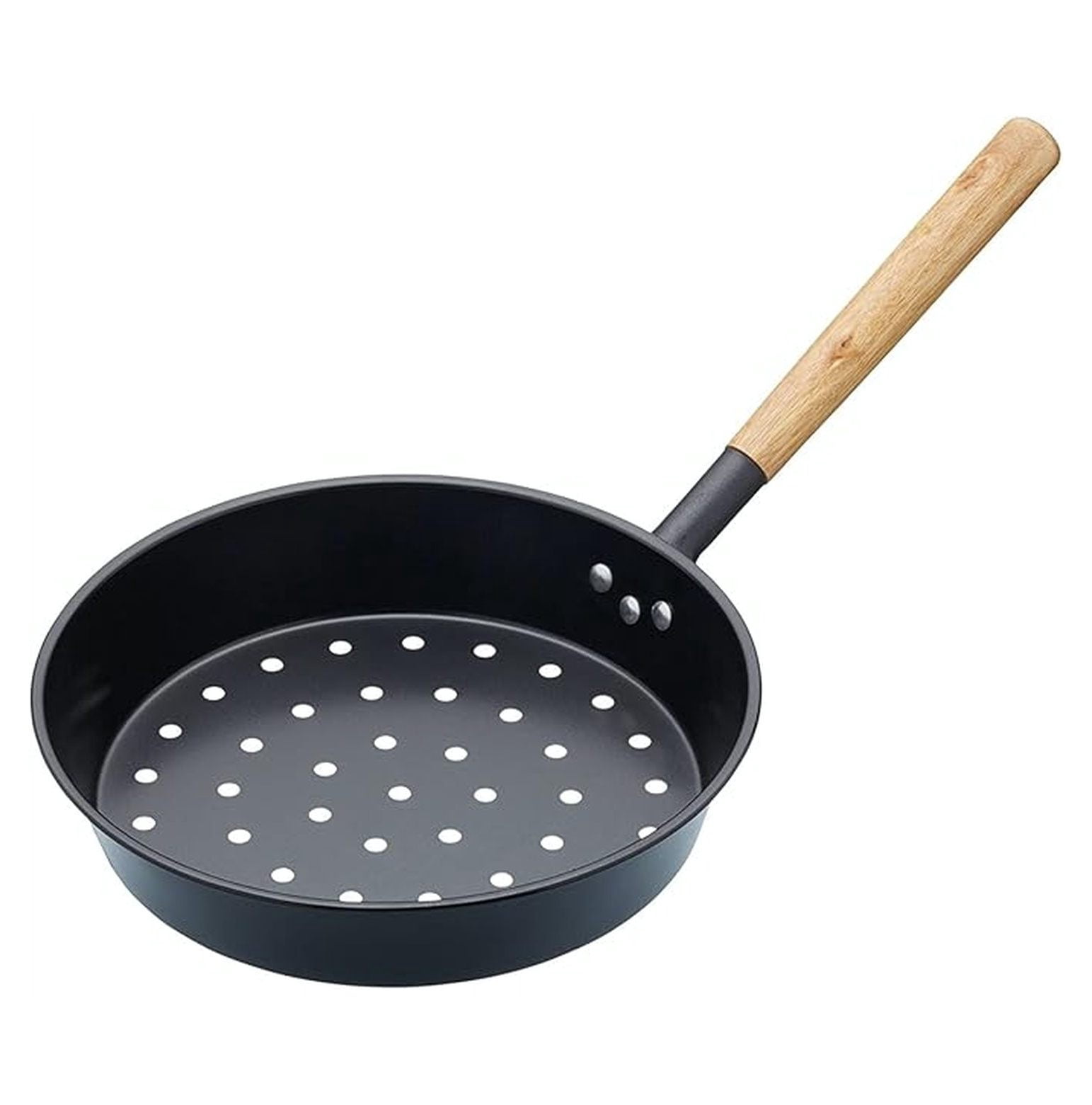 Carbon Steel Chestnut Roasting Pan, 27 cm (1.5"), Black - Walmart.com