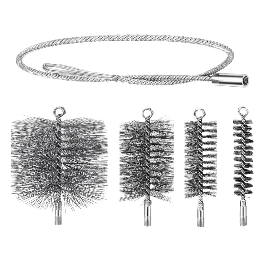 Carbon Steel Chimney Brush Set Wire Chimney Cleaning Brush Fireplaces ...