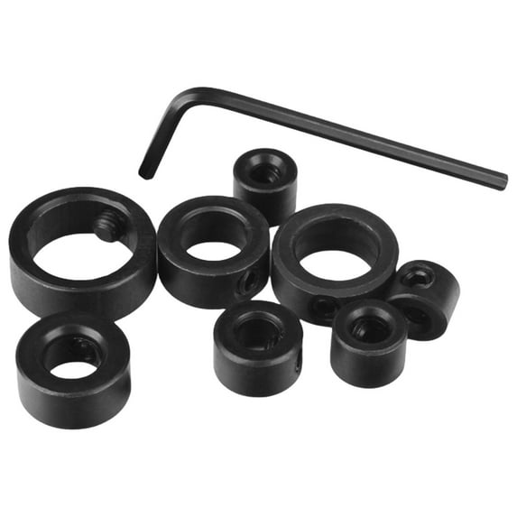 Carbon Steel Drill Stop Collars Depth Stoppers Limiting Rings Easy To ...