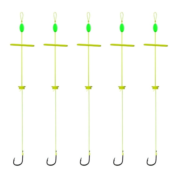 Carbon Steel Fishing Hook Anti-Snag Bottom Rigs for Carp Feeder Freshwater Lake River Easy Setup ...