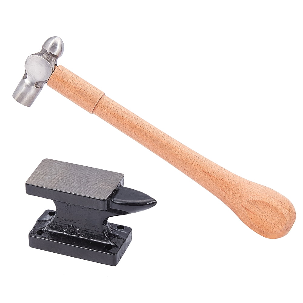 Carbon Steel Hammers with Wood Handle BurlyWood 25x5.7cm 2pcs/set ...
