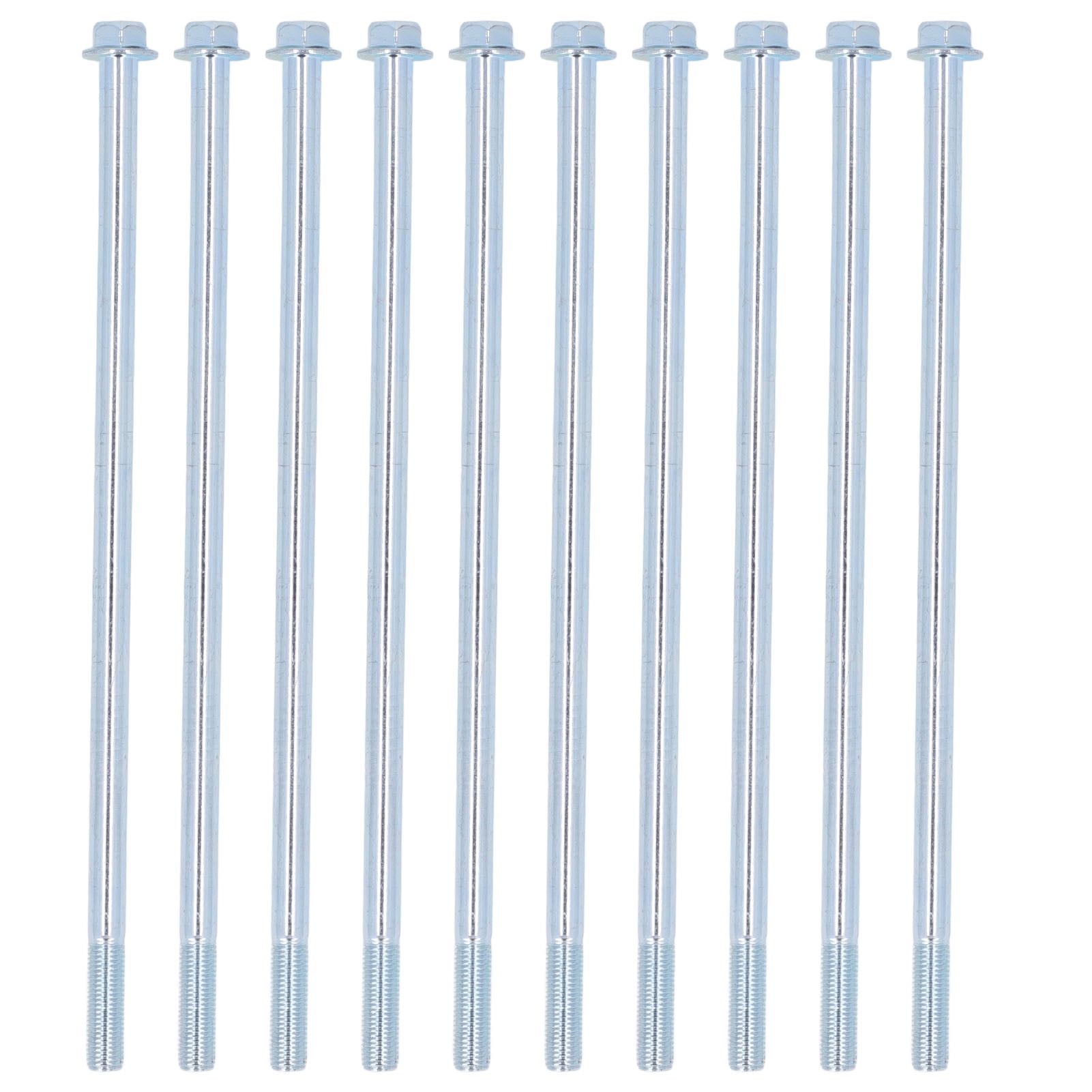 Carbon Steel Hex Bolts, 10,Pack, Standard Size, High Hardness For ...