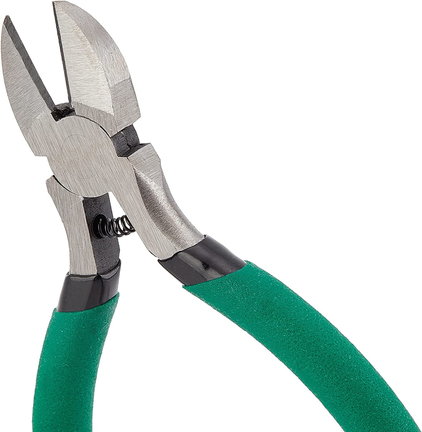 Carbon Steel Jewelry Pliers Side Cutting Pliers Green 11.2x8.2x0.9cm ...
