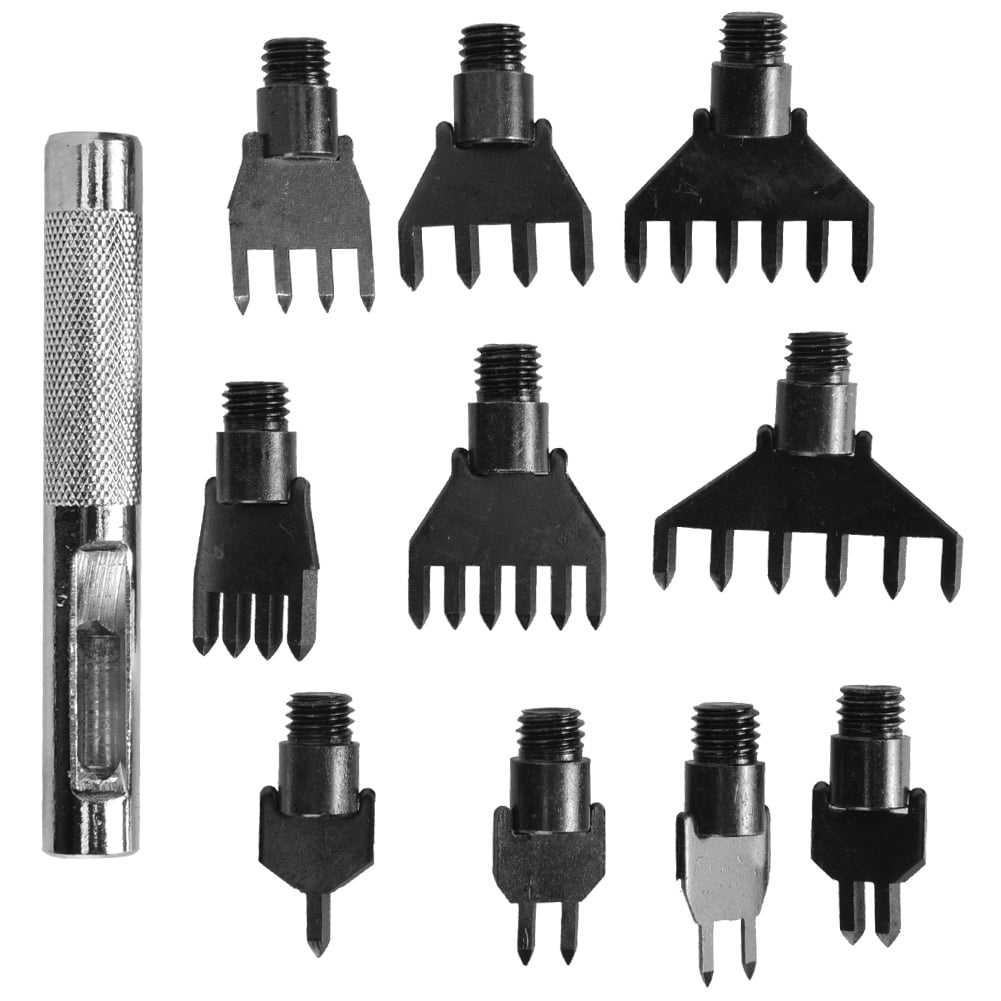 Carbon Steel Leather Carving Chisel Punch Tool for Belt Hole Spacing ...