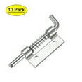 Carbon Steel Lock Bolt Spring Loaded Pin Latch 52mm Long (Left) 10pcs ...