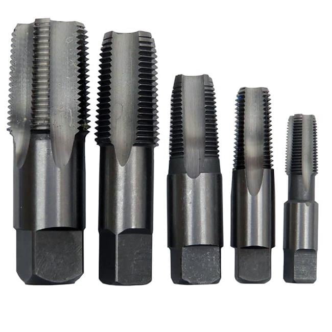 Carbon Steel NPT Pipe Tap Set, 5 Piece - Walmart.com