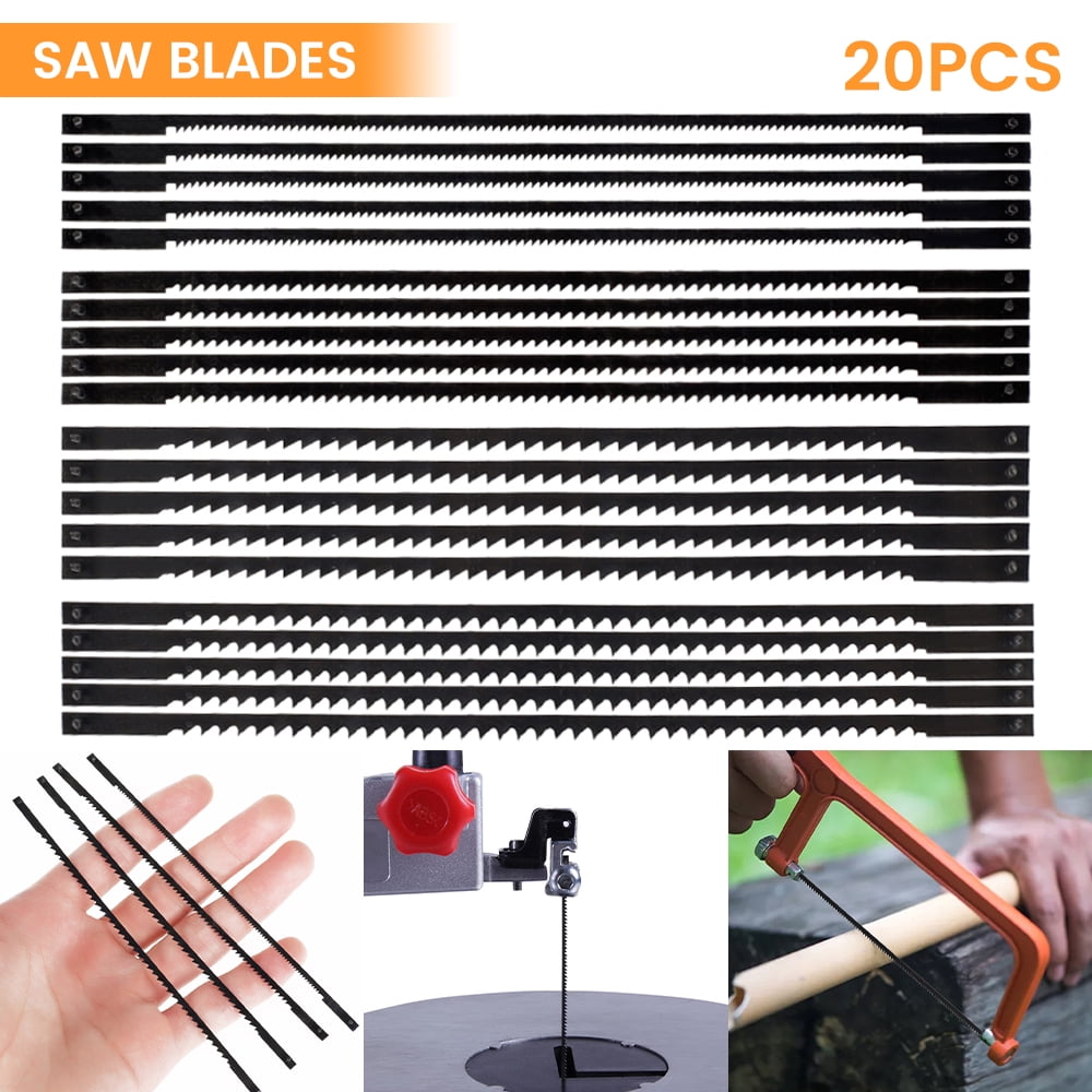 Carbon Steel Scroll Saw Blade,NKTIER 20 PCS Tooth Scroll Saw Blades ...
