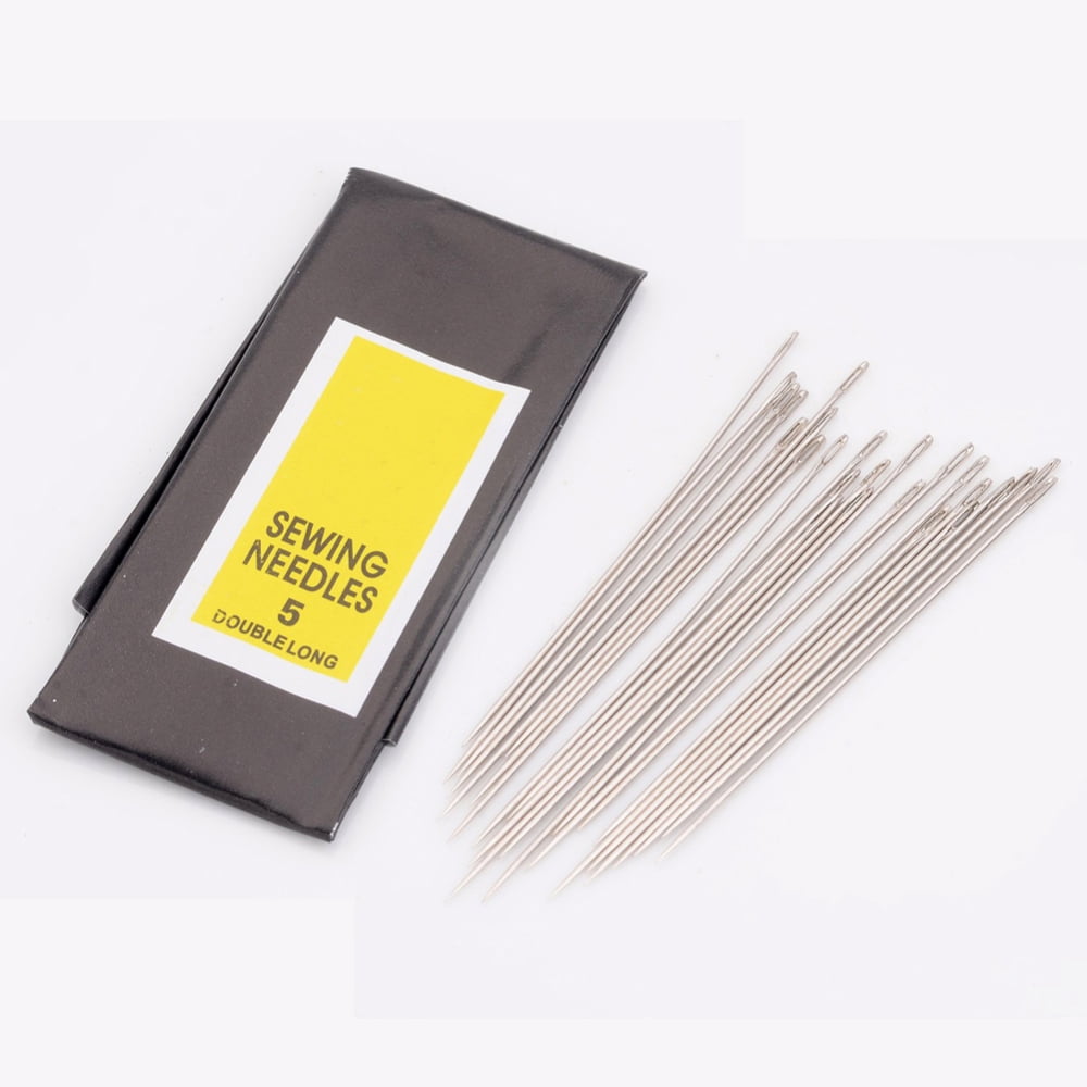 Carbon Steel Sewing Needles Darning Needles Platinum 66x0.8mm Hole: 0 ...