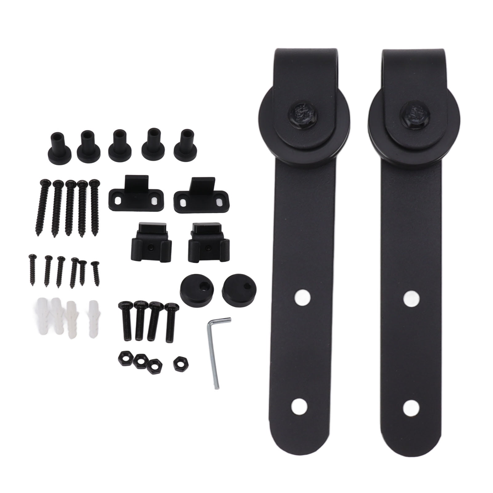Carbon Steel Sliding Barn Door Hardware Kit Barn Door Suspension Rail ...