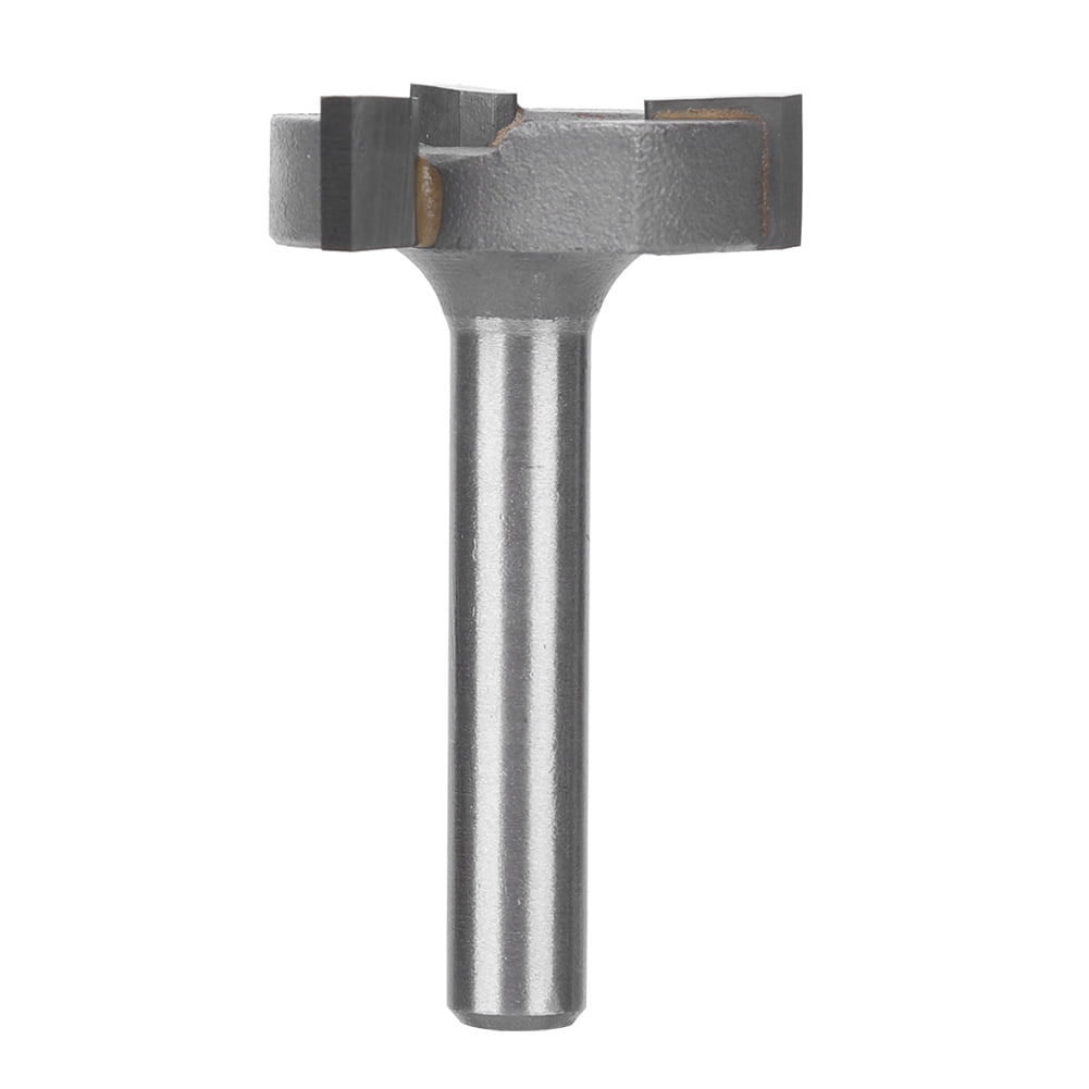 Carbon Steel T-Type Router Bit with Alloy Cutter Head, 6mm Shank for ...