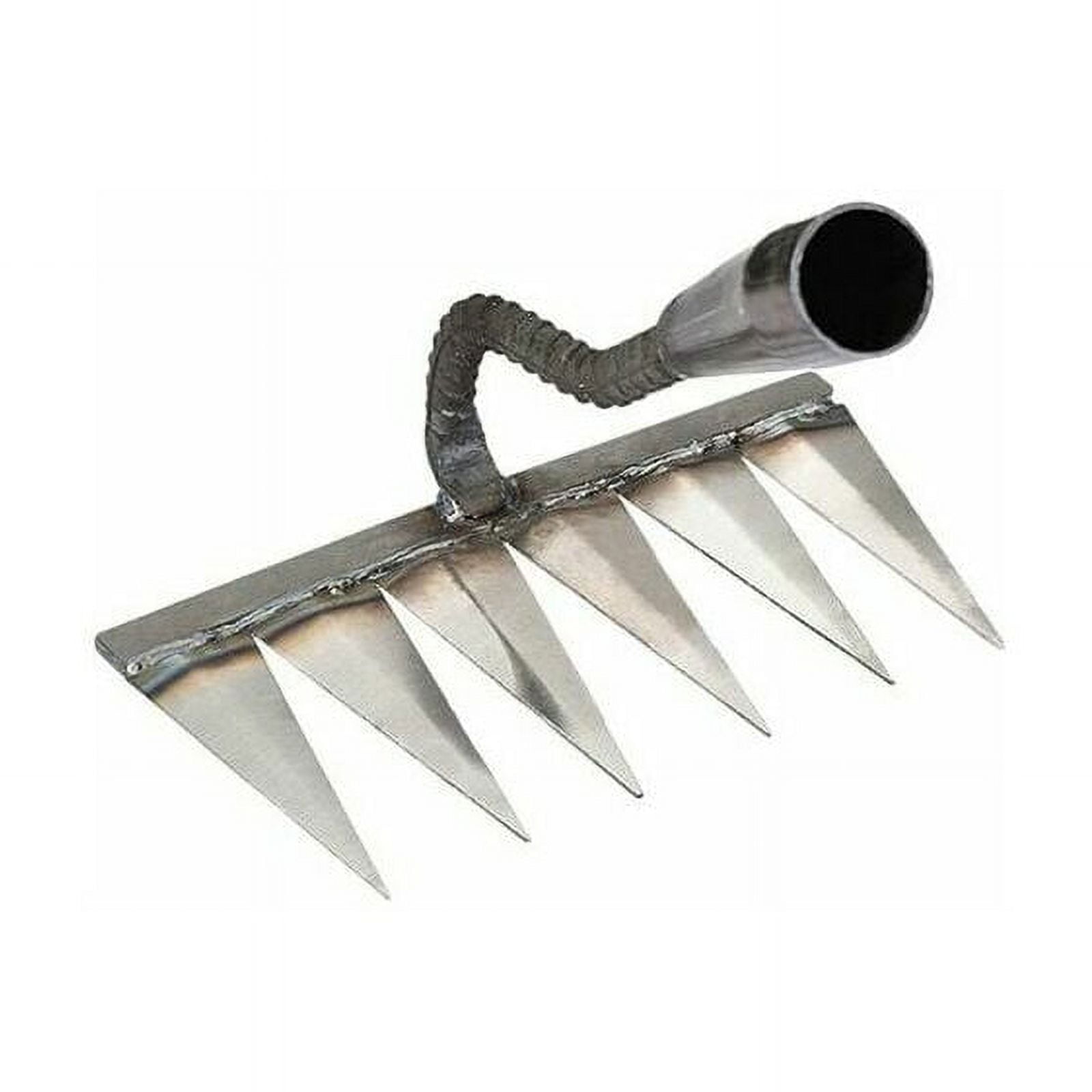 Carbon Steel Weeding Rake, Gardening Tool: Heavy Duty 5-Tooth Design ...