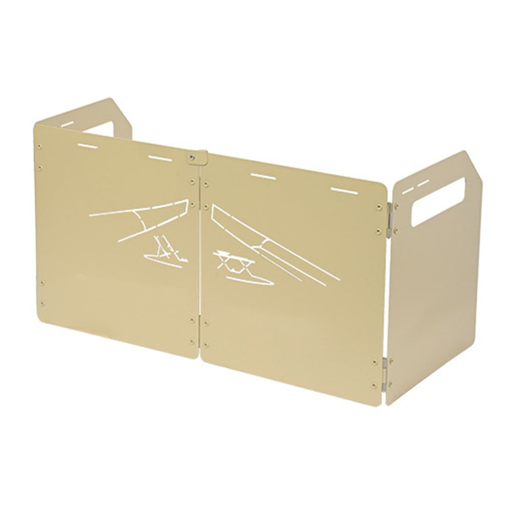 Carbon Steel Wind Blocker Portable Foldable Wind Deflector - Walmart.com