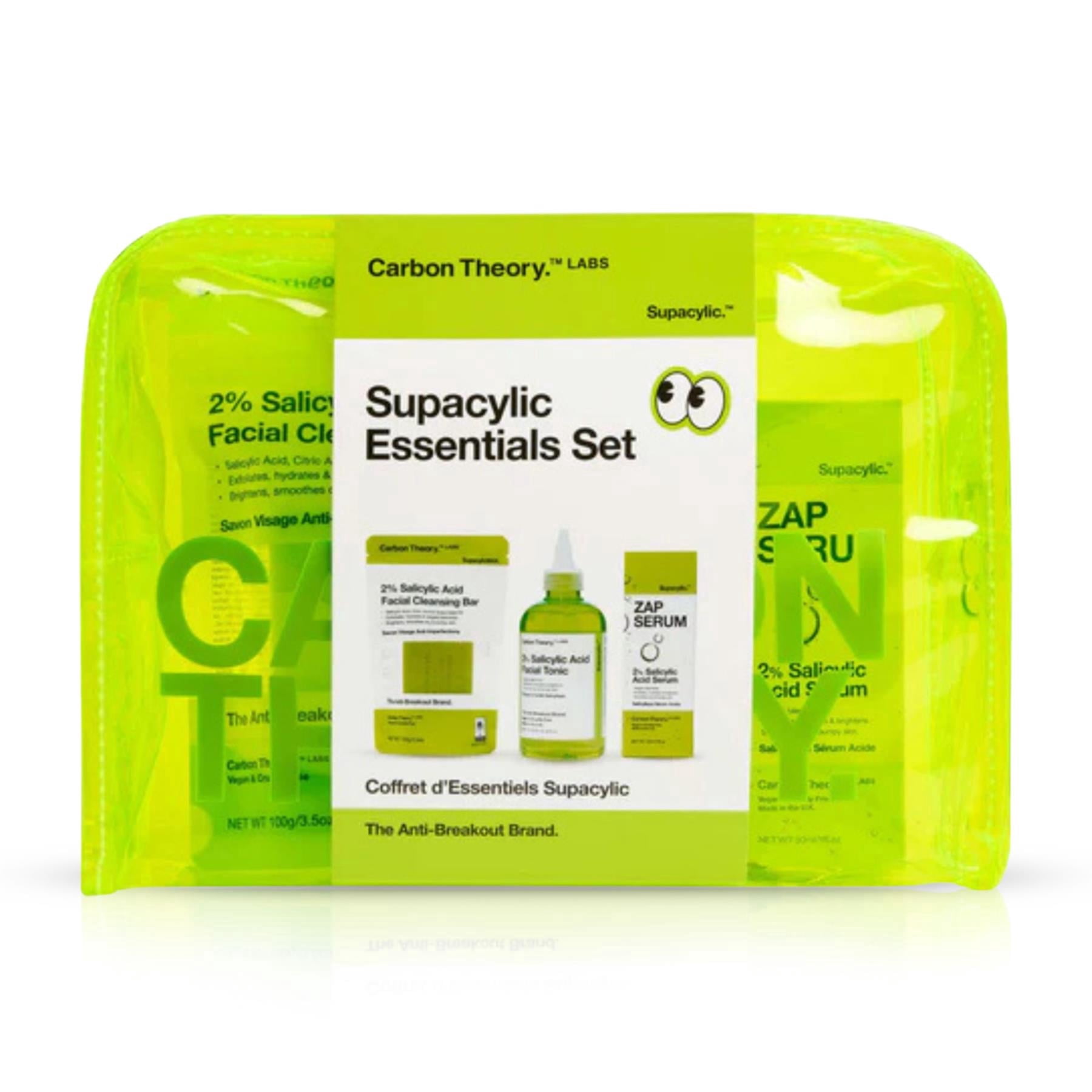 Carbon Theory Salicylic Acid Skincare Essentials Set for Blemish Prone ...