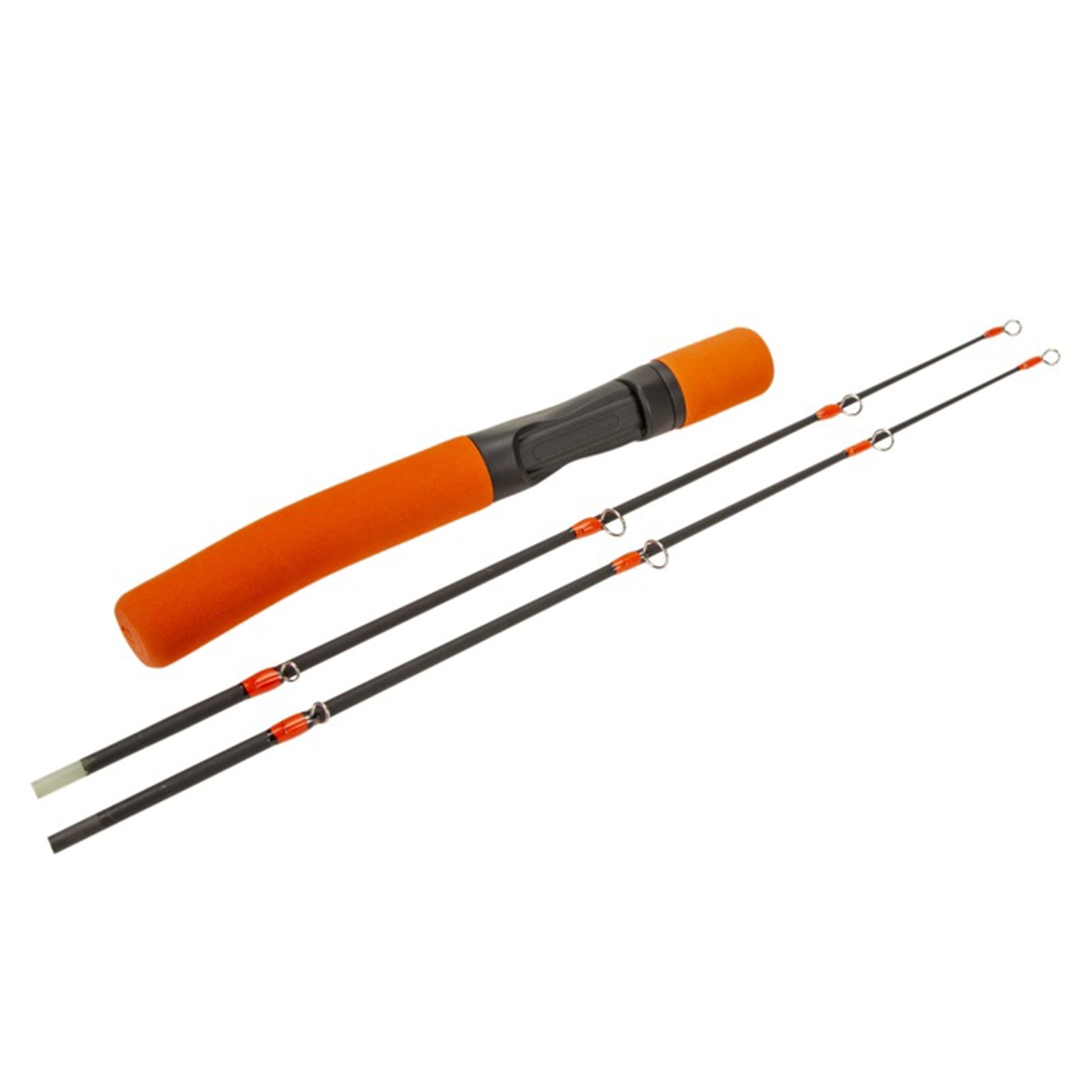 Carbon Winter Ice Fishing Rod Double Adjustable Sections Cold Weather ...