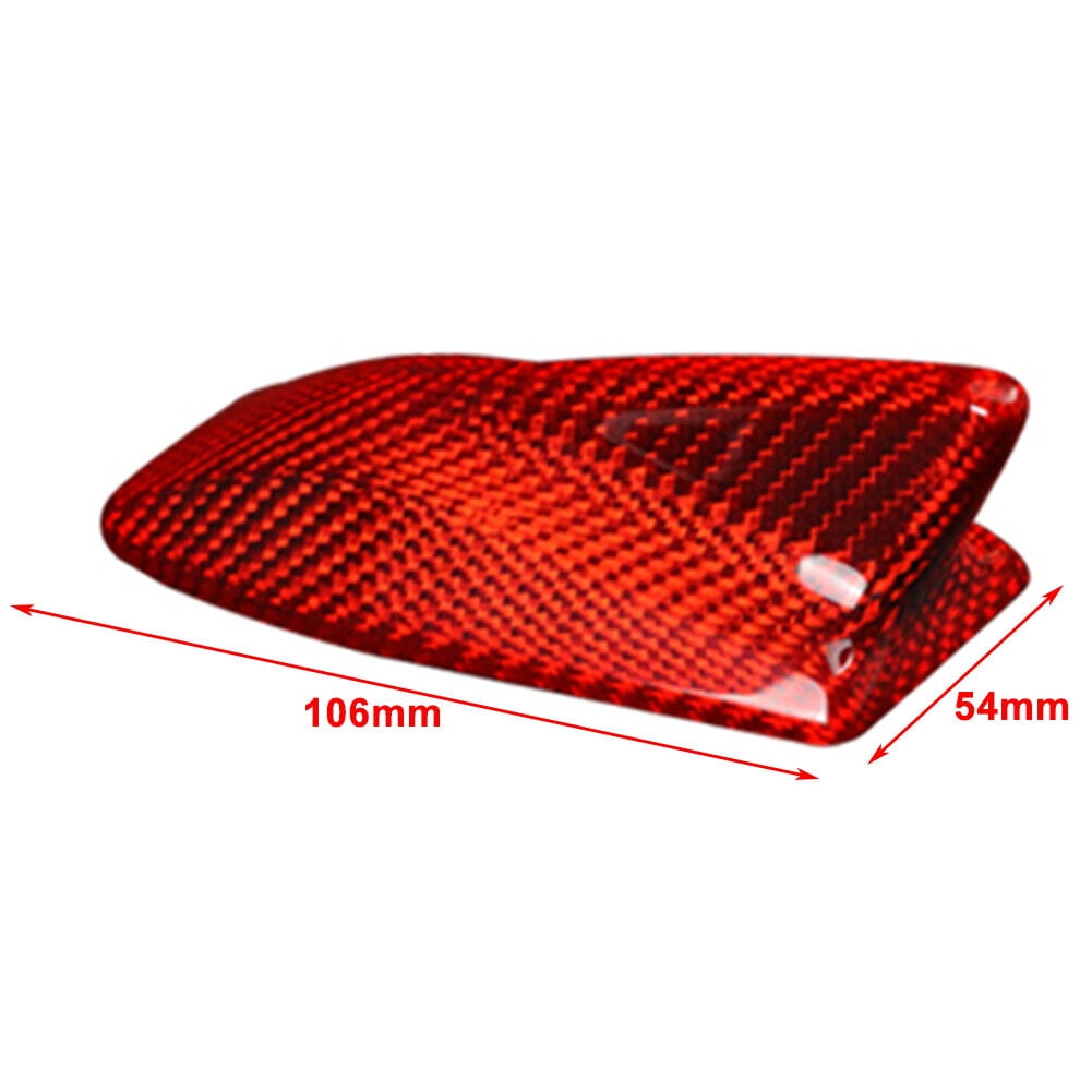 Carbon fiber red shark fin antenna cover sticker suitable for Lexus ...