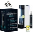 Carbon8 Sparkling Water Maker Machine - Home Soda Stream Machine, Screw-In CO2 Carbonator ...