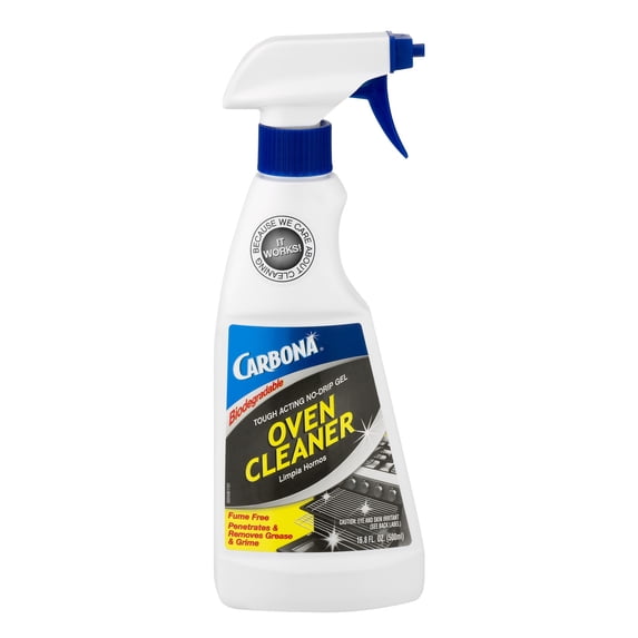 Carbona Odorless Biodegradable Oven Cleaner Degreaser Spray, 16.8 Ounce ...