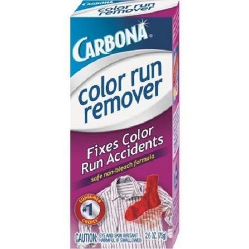Carbona Color Run Remover 2.6 OZ - Stain Clothes Removal, Bleed Laundry ...