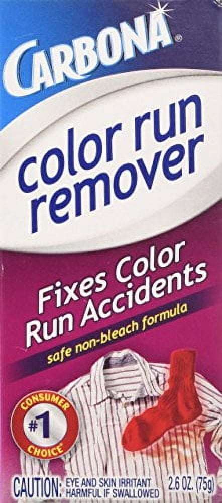 Carbona Color Run Remover 2.6 OZ - Stain Clothes Removal, Bleed Laundry ...