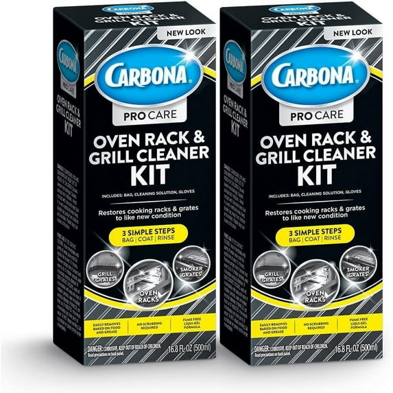 Carbona Oven Rack Cleaner, Grill Grease Remover, Griddle BBQ Cleaning ...