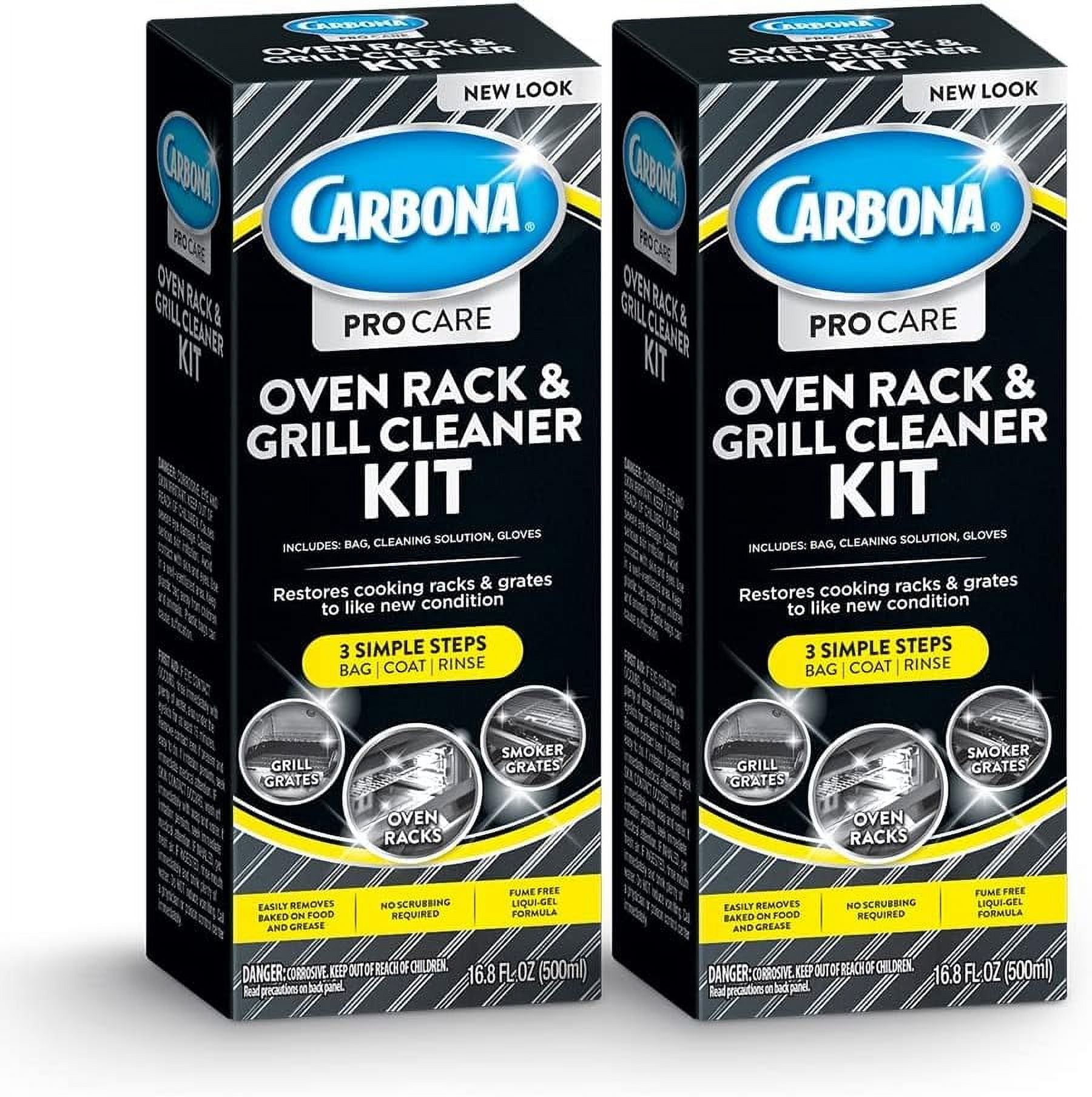 Carbona Oven Rack Cleaner, Grill Grease Remover, Griddle BBQ Cleaning ...