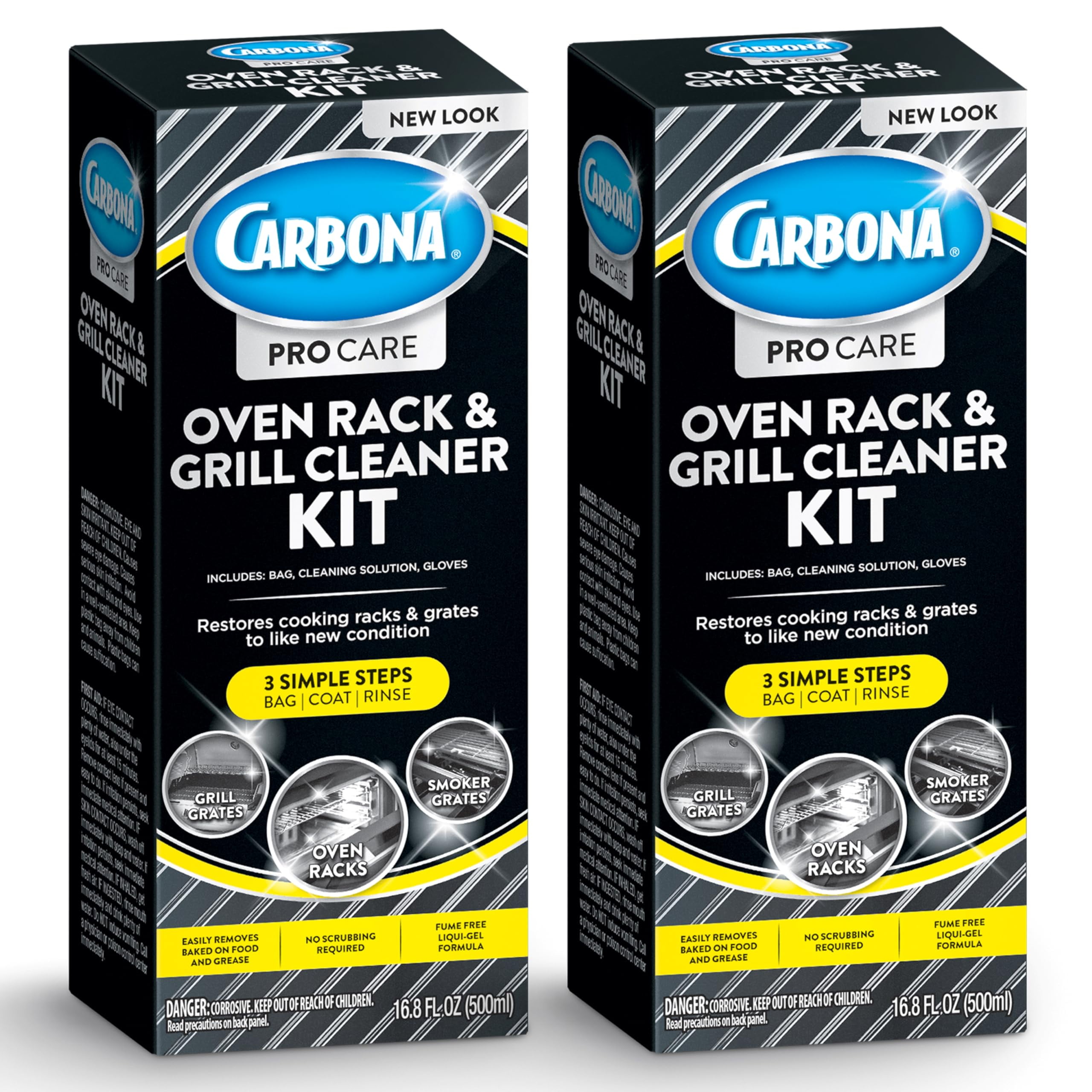 Carbona Oven Rack & Grill Cleaner | Eliminates Thick Grease & Build-Up ...