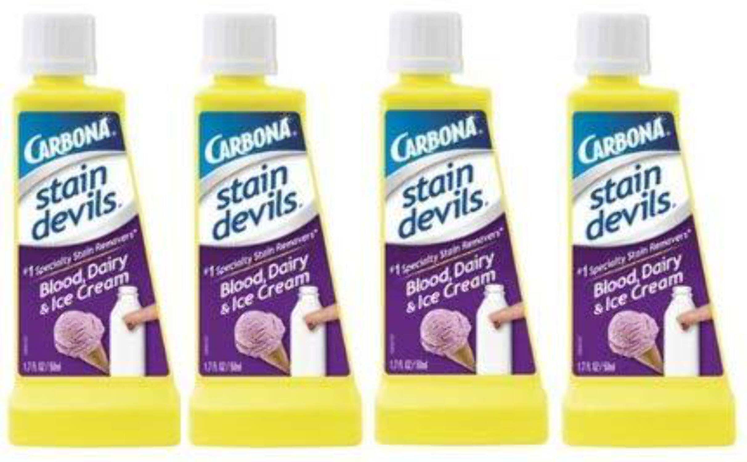 Carbona Stain Devil #4 - 4 Pack for Blood and Dairy - Walmart.com