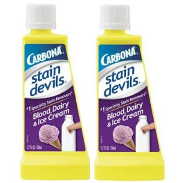 Carbona Stain Devils Blood, Dairy, And Ice Cream Stain Remover, Two 1.7 ...