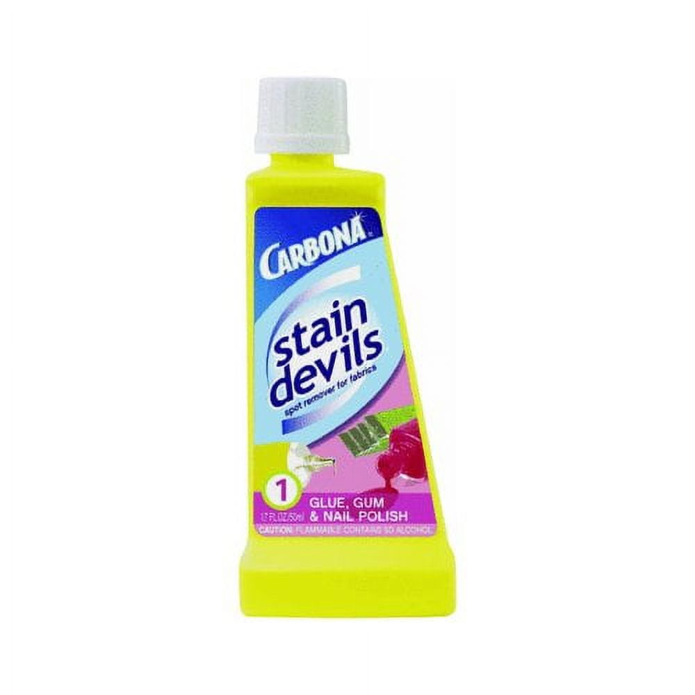Carbona Stain Devils #1 - Powerful Stain Remover for Glue, Gum & Nail ...
