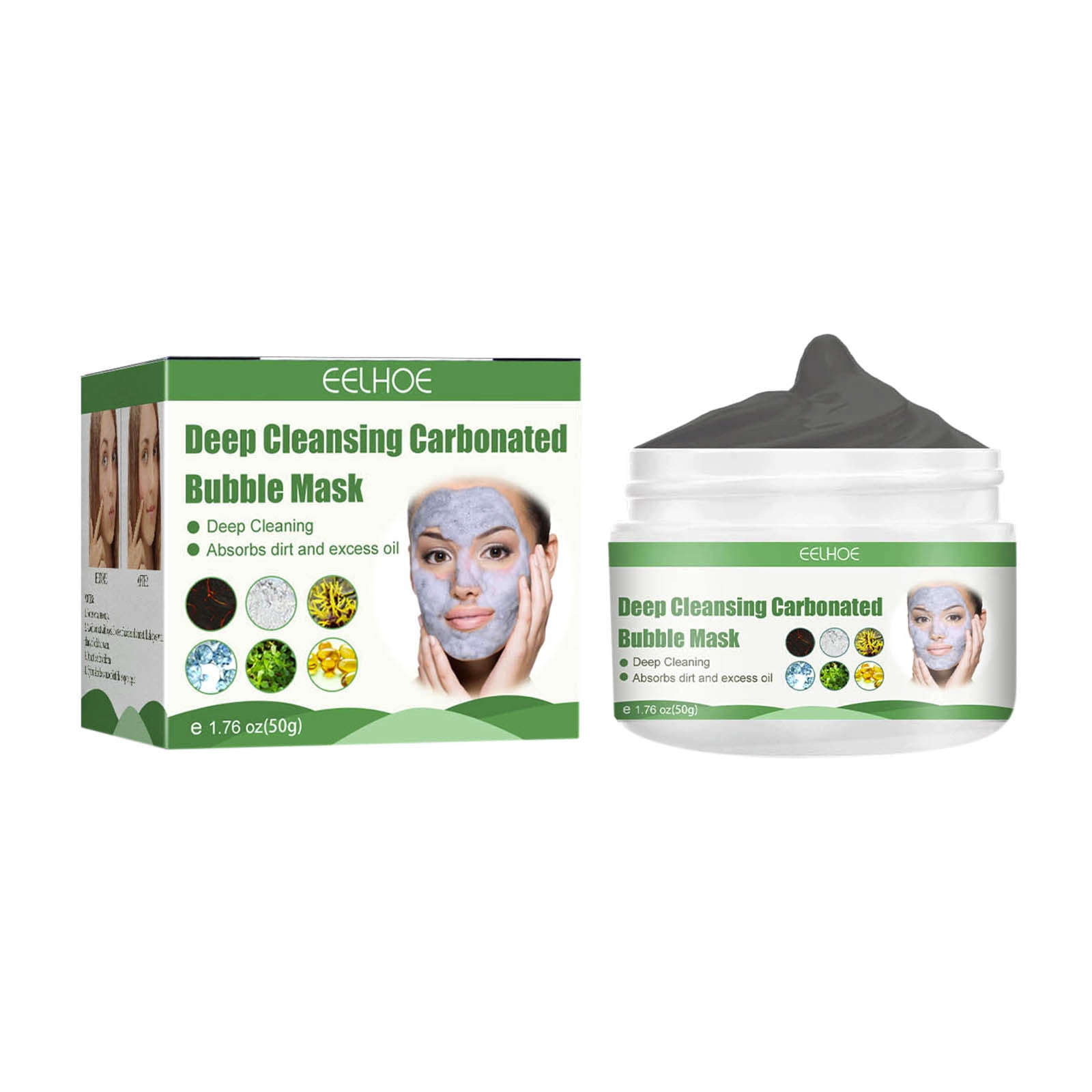 Carbonated Bubble Face Mask, Remove Blackhead & Brightening Skin, Deep ...