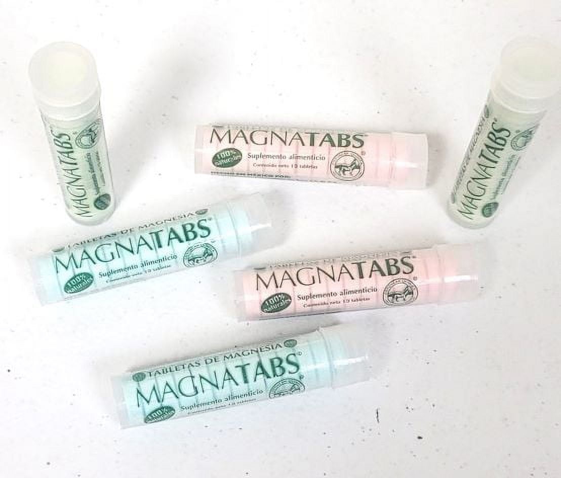 Carbonato De Magnesio Tabletas de Magnesia 6 Tubos 78 Tabletas ...