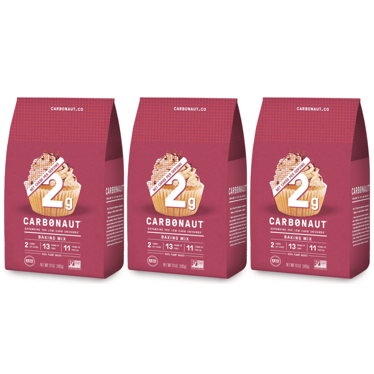 Carbonaut Low Carb Baking Mixes - All Purpose Baking Mix (3-Pack ...