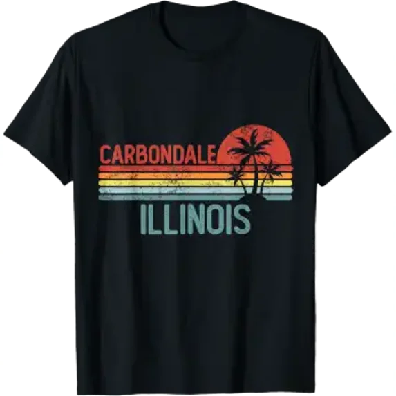 Carbondale Illinois Funny USA City Trip Home Roots T-Shirt - Walmart.com