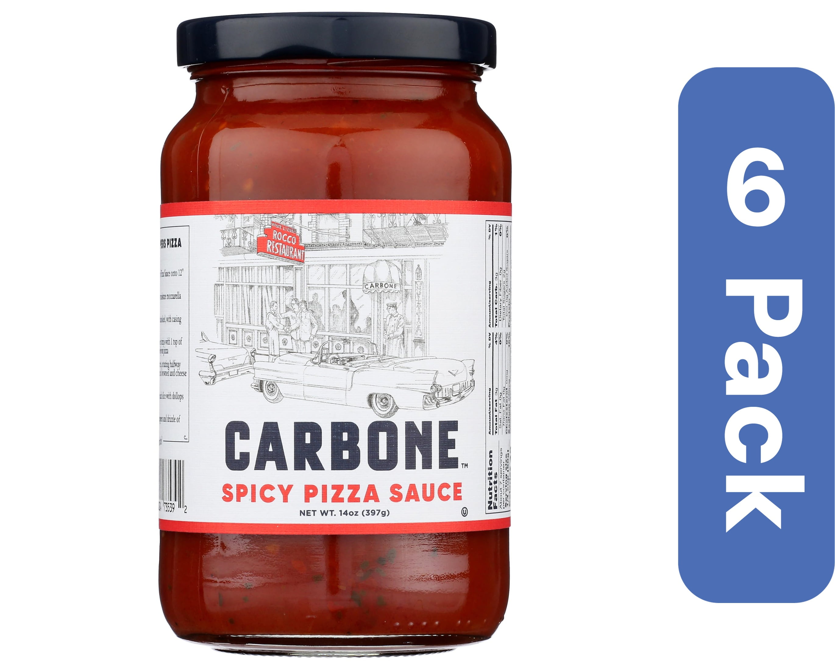 Carbone Pizza Sauce Spicy 14 oz (Pack Of 6) - Walmart.com